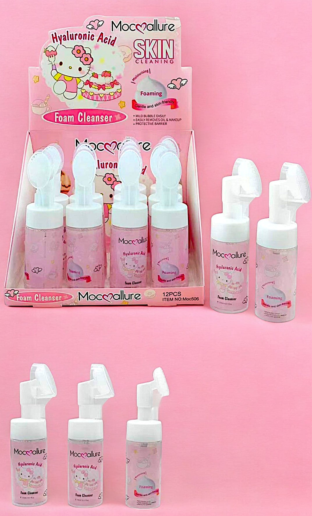 Limpiador Facial De Hello Kitty 1 PC MOC506 – Cosméticos Los Angeles